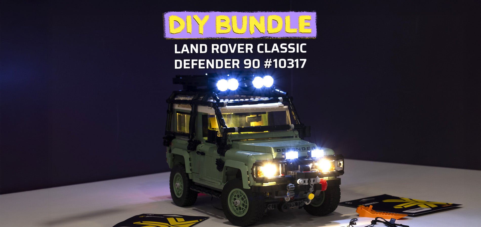 DIY Light Bundle for LEGO® Land Rover Classic Defender 90 #10317 ...