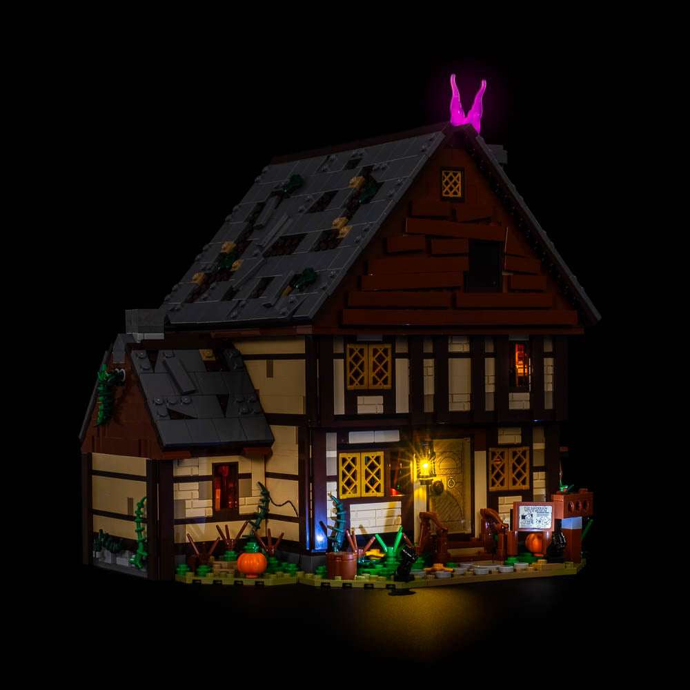 LEGO Disney Hocus Pocus The Sanderson Sisters' Cottage #21341 Light Ki
