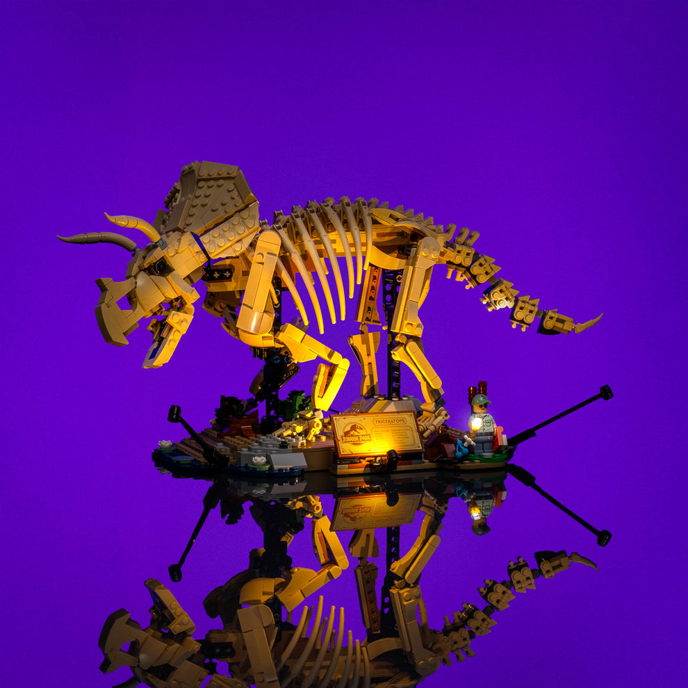 Light Kit for Jurassic World Dinosaur Fossils: Triceratops #77985 ...