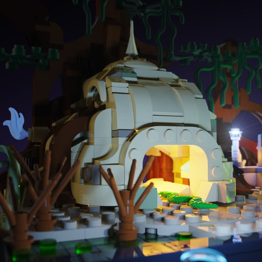 LMB 2.0 Light Kit for LEGO Star Wars Dagobah Jedi Training Diorama #75