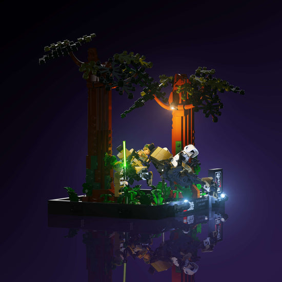 LMB 2.0 Light Kit for LEGO Star Wars Endor Speeder Chase Diorama #7535